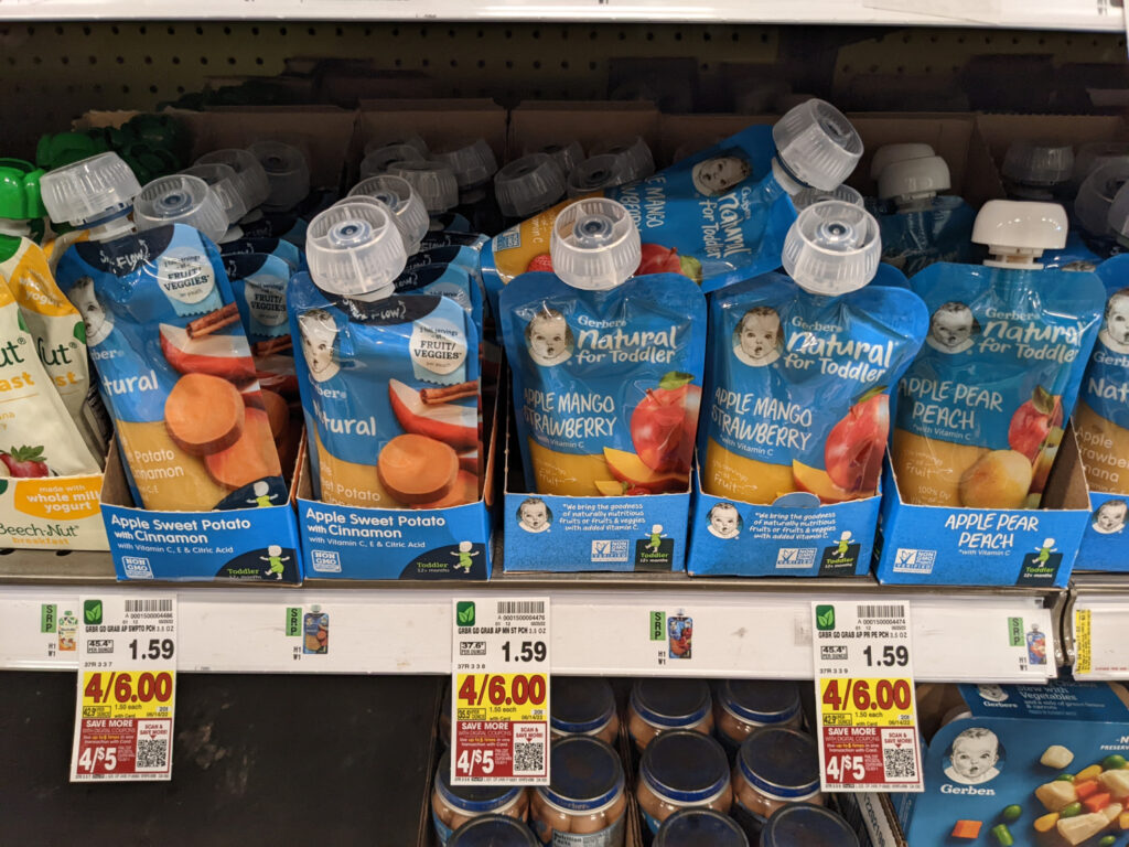 Get Gerber Pouches For Just $1.25 Per Pouch At Kroger - iHeartKroger