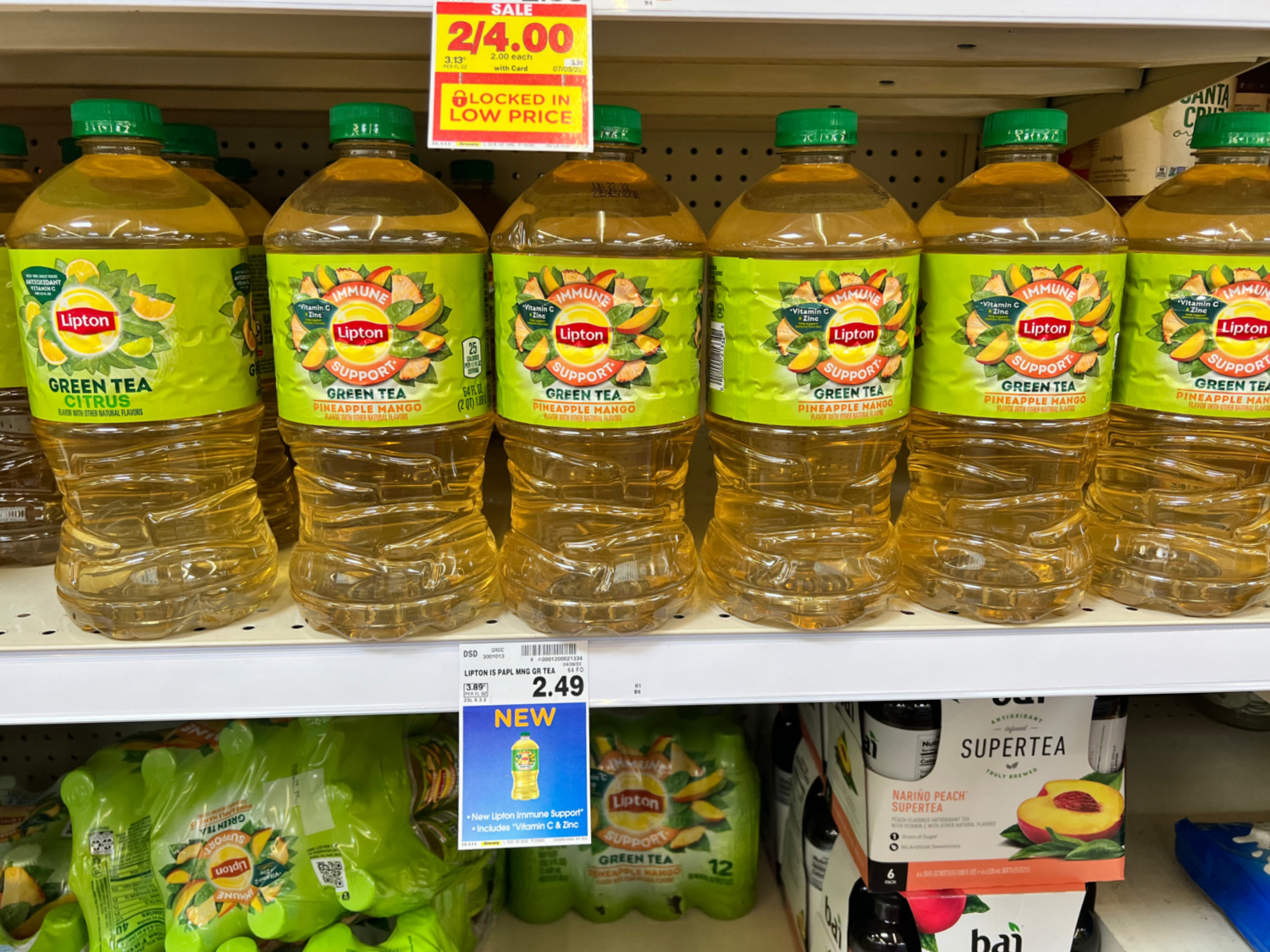 Lipton Pineapple Mango Immune Support Tea Jut $1.25 Per Bottle At ...