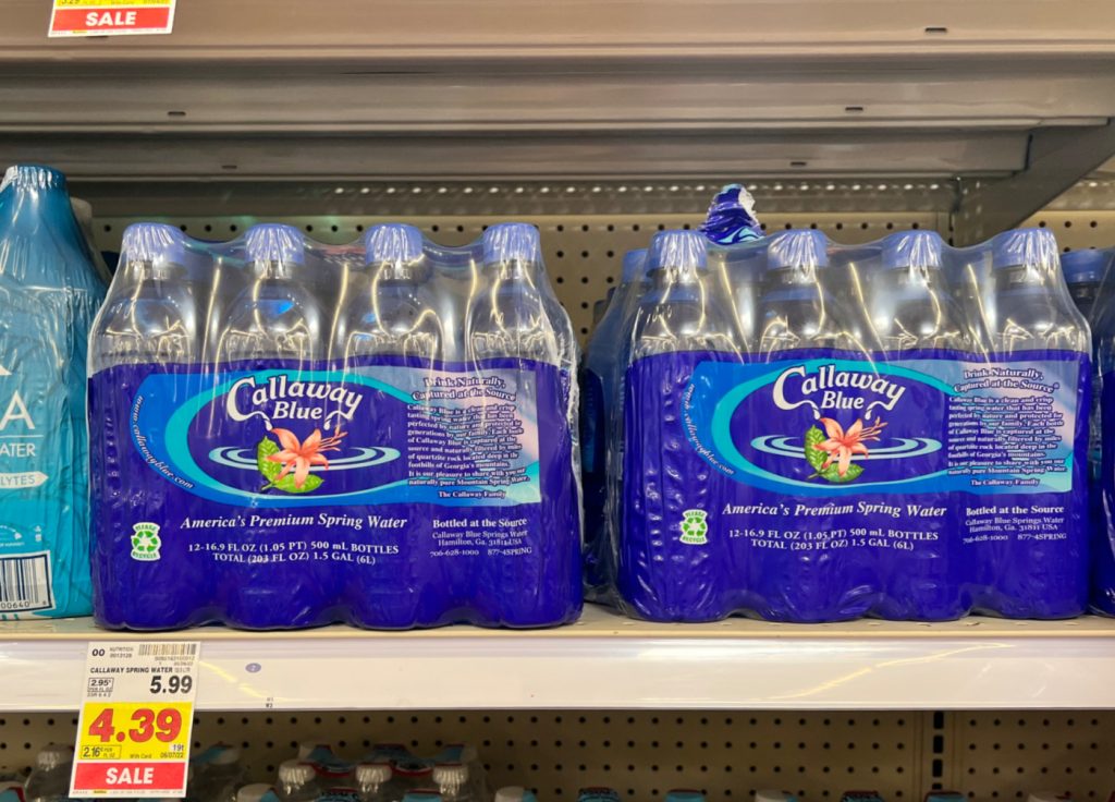 Callaway Blue Spring Water Just $2.19 At Kroger - iHeartKroger