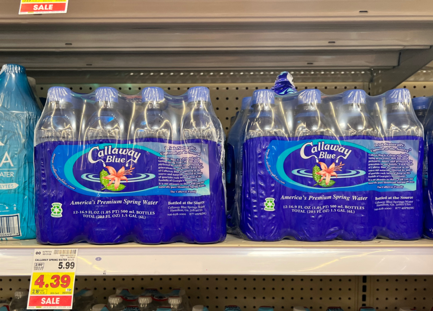 Callaway Blue Spring Water Just $2.19 At Kroger - iHeartKroger