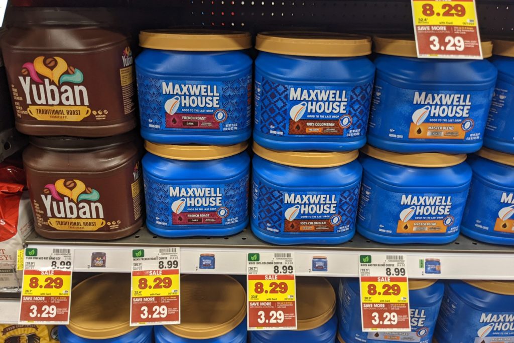 Maxwell House or Yuban Coffee Just $3.29 At Kroger (Regular Price $8.99 ...