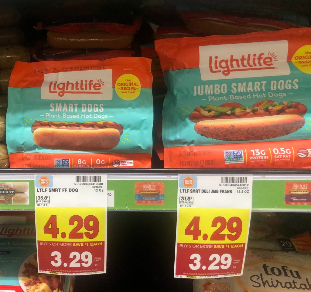 Lightlife Smart Dogs Plant Based Hot Dogs Only $2.29 At Kroger ...