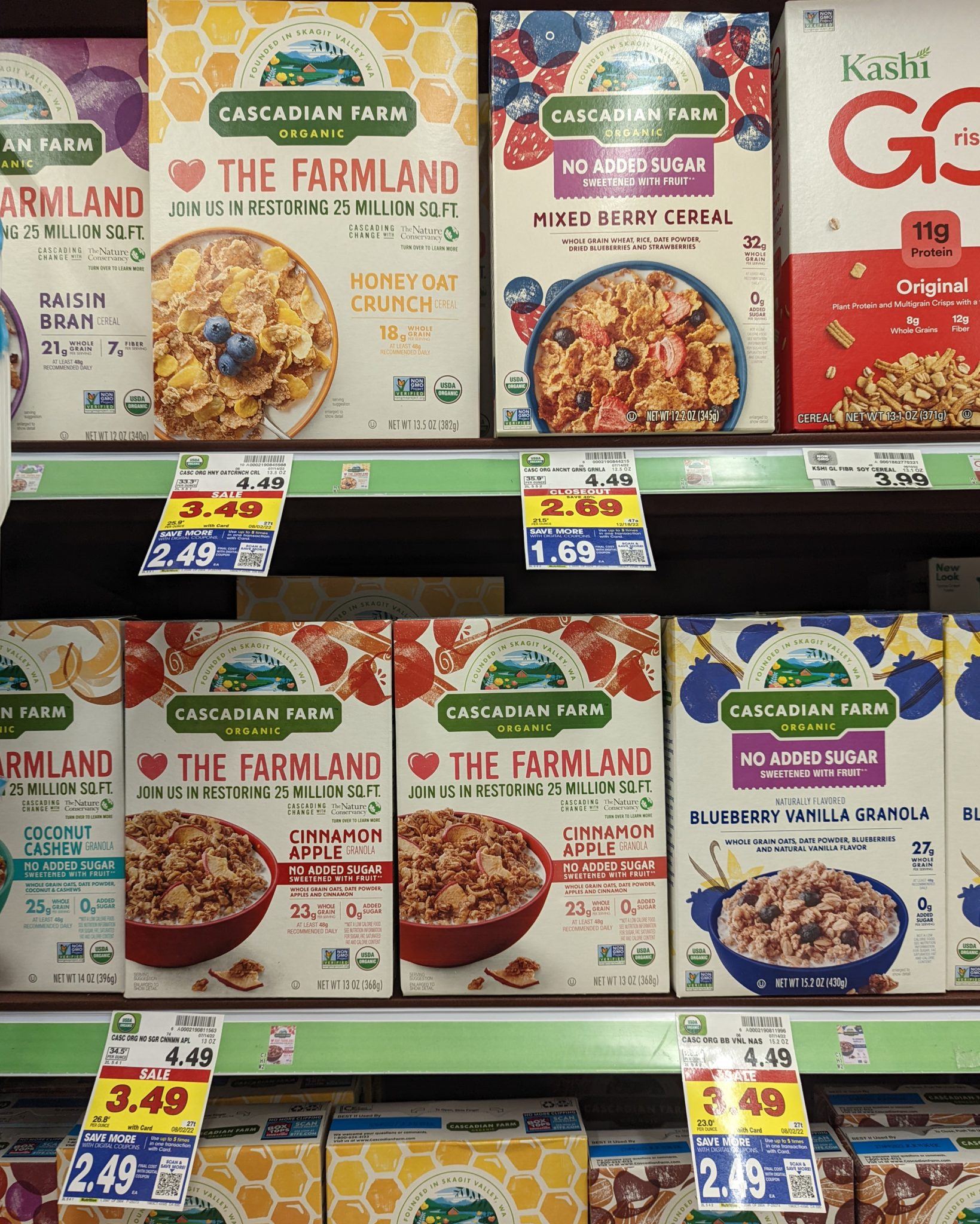 Cascadian Farms Cereals Just $2.49 At Kroger - iHeartKroger