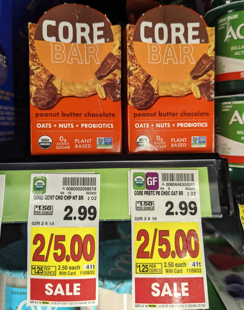 Core Bars As Low As $1.15 At Kroger - iHeartKroger