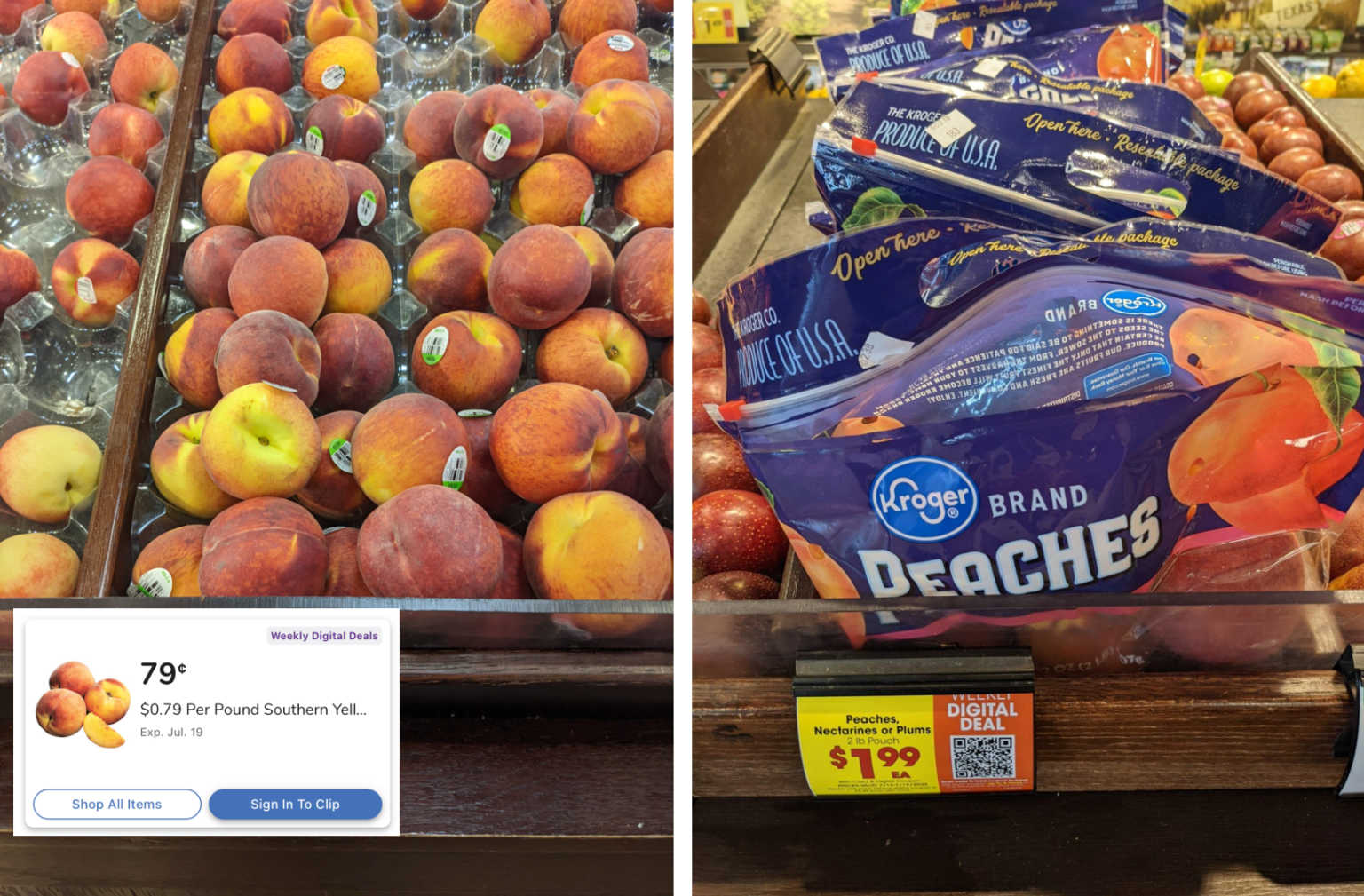 Southern Peaches Only 79¢ Per Pound At Kroger - iHeartKroger