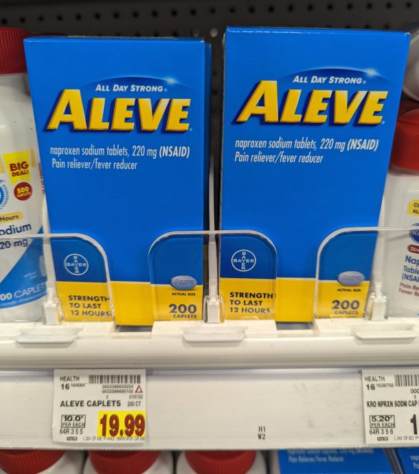 Aleve 200-Count Just $10.99 At Kroger – Save $9 Per Bottle - iHeartKroger
