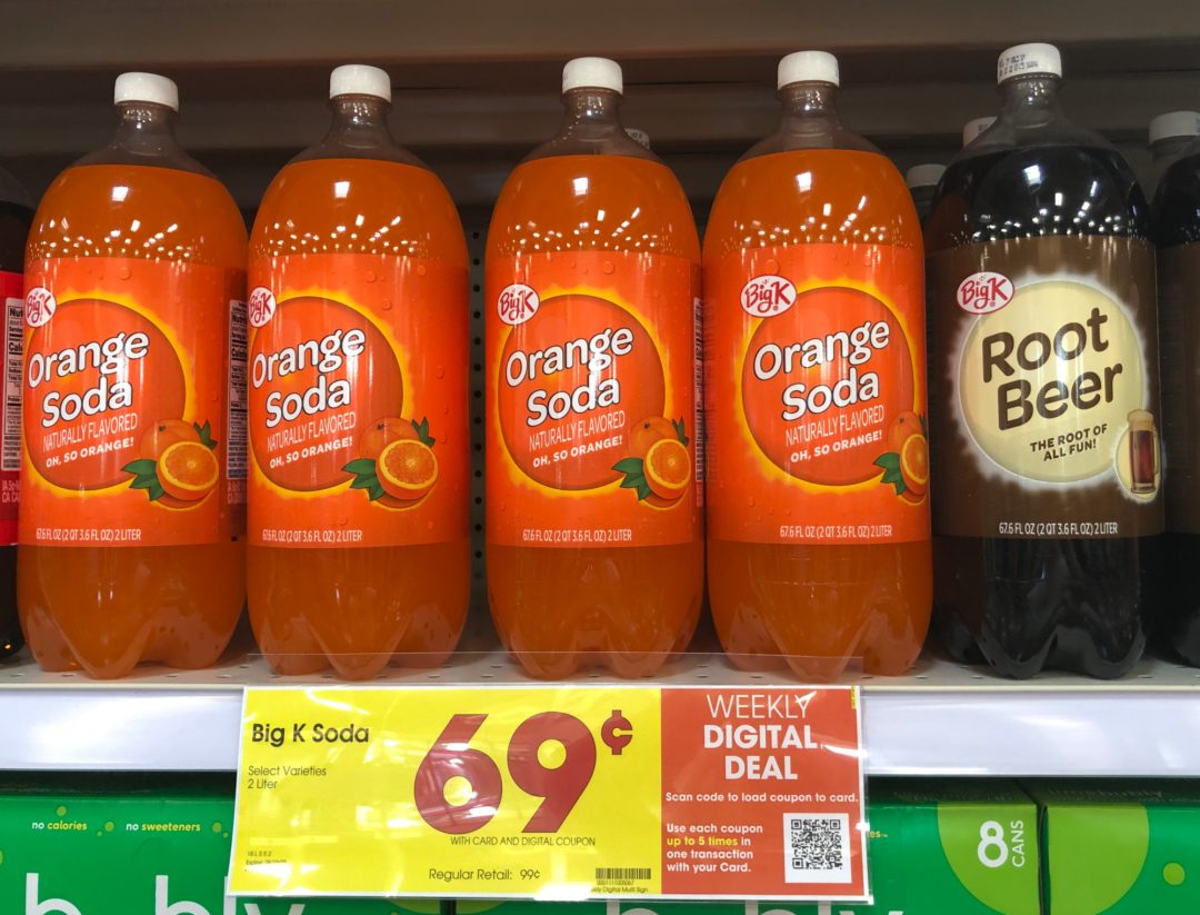 Big K Soda Just 69¢ At Kroger - iHeartKroger