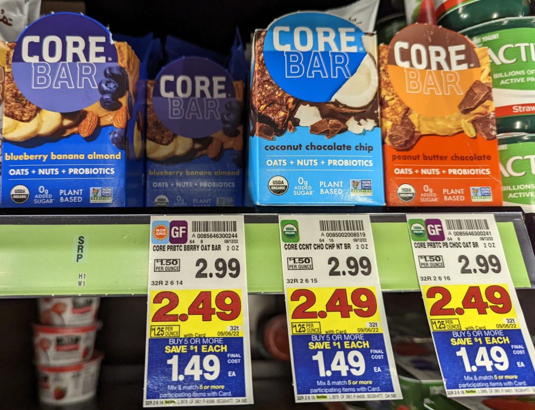 Core Bars As Low As 99¢ At Kroger - iHeartKroger