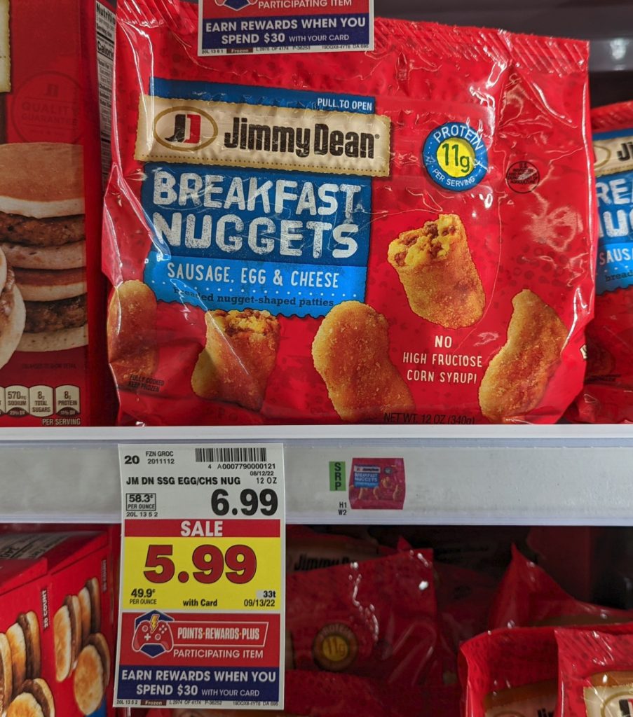 Jimmy Dean Breakfast Nuggets Just $1.99 At Kroger - iHeartKroger