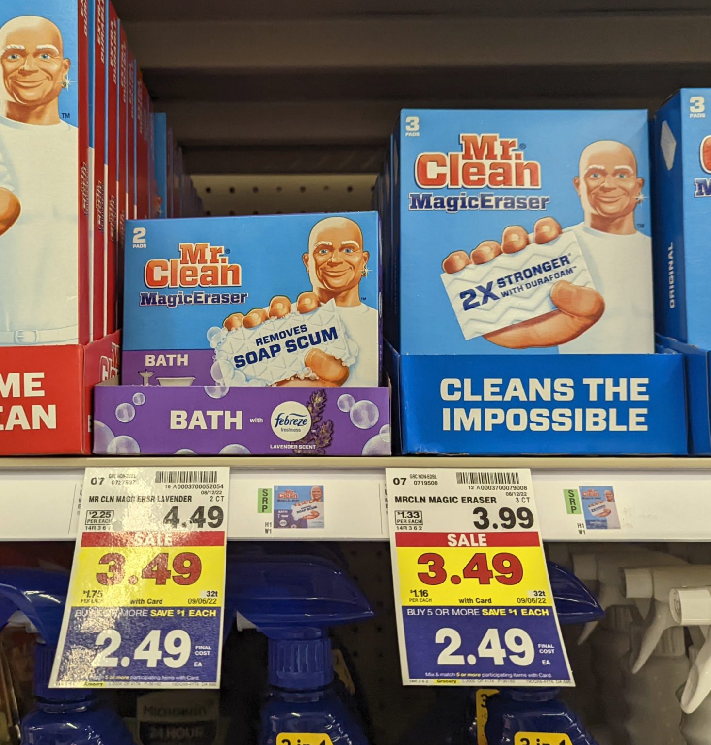 Mr. Clean Multi-Purpose Liquid Cleaner or Magic Erasers As Low As $1.79 ...