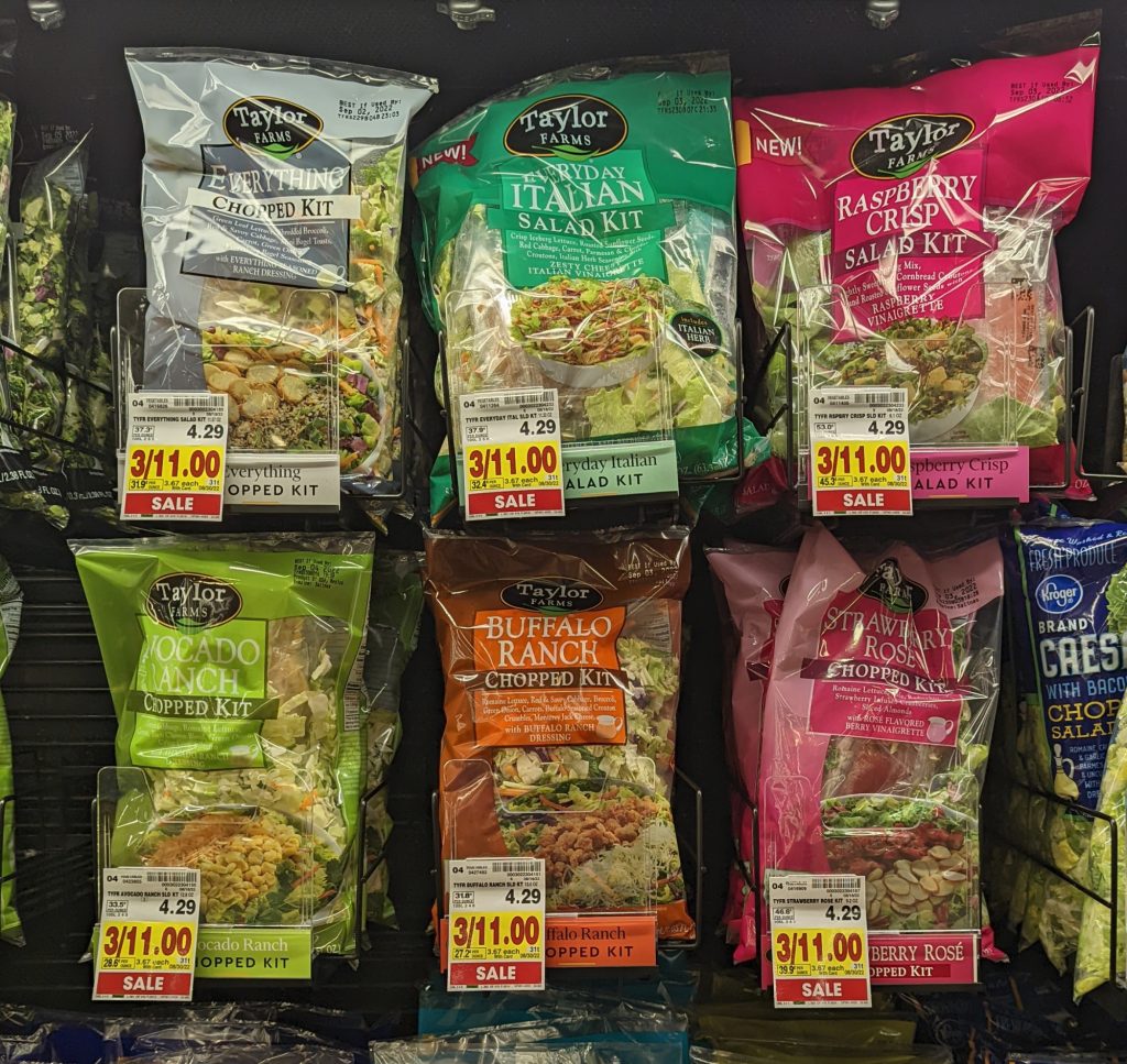 Taylor Farms Chopped Salad Kits Just $2.74 At Kroger - iHeartKroger