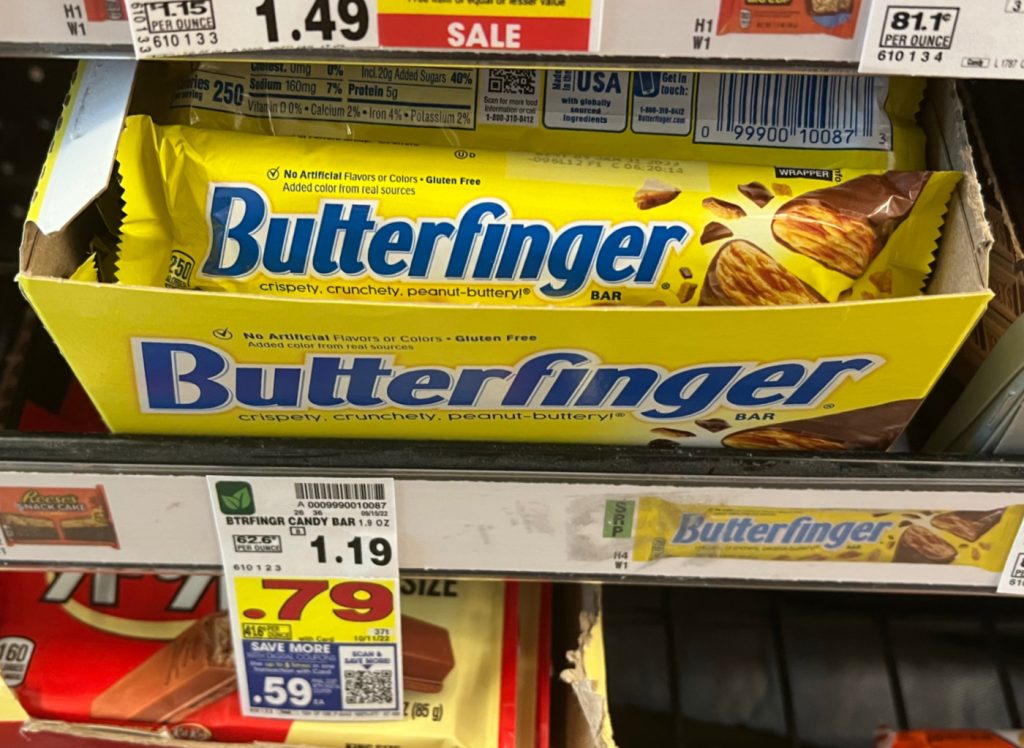 Butterfinger Single Bars Just 59¢ At Kroger - iHeartKroger