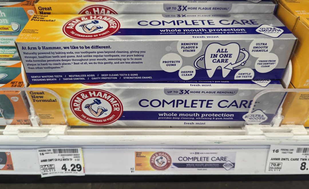 Arm & Hammer Toothpaste Just 79¢ At Kroger - iHeartKroger