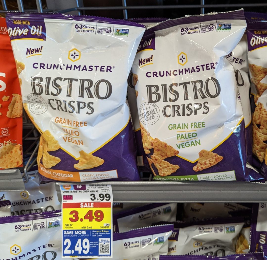 Crunchmaster Bistro Crisps As Low As $2.49 At Kroger - iHeartKroger
