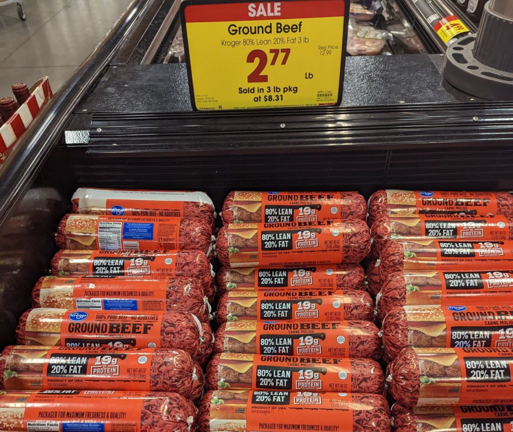 Fresh 73% Lean Ground Beef Just $2.74 Per Pound At Kroger - iHeartKroger