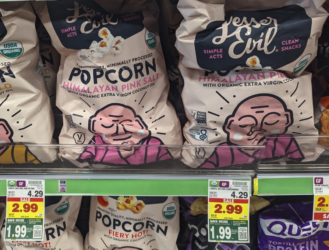 LesserEvil Organic Popcorn As Low As $1.99 At Kroger - iHeartKroger
