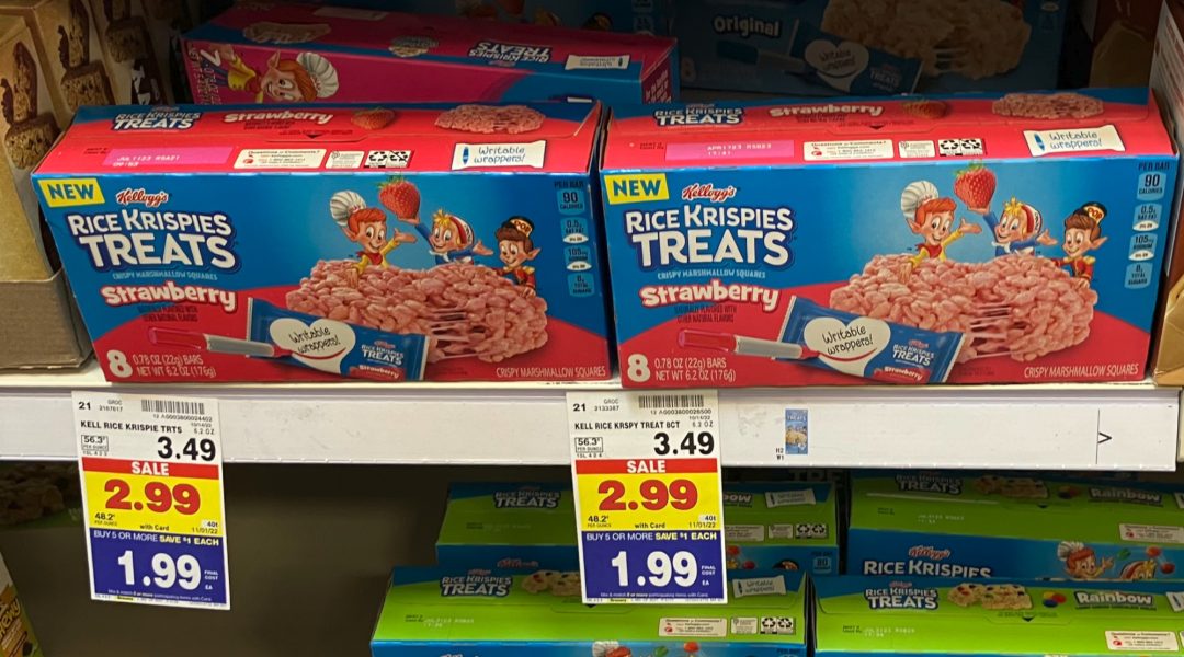 Kellogg’s Rice Krispies Treats As Low As $1.49 At Kroger - iHeartKroger
