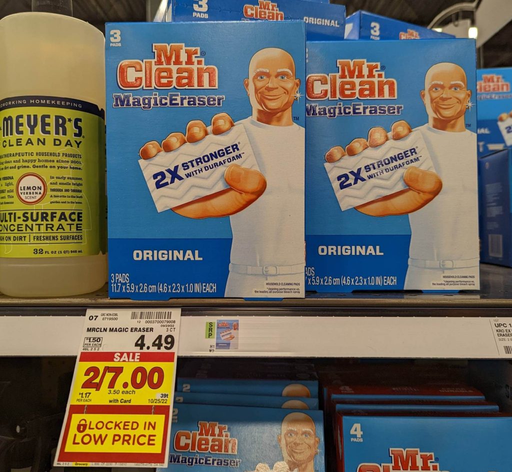 Mr. Clean Magic Erasers As Low As $2.50 At Kroger - iHeartKroger