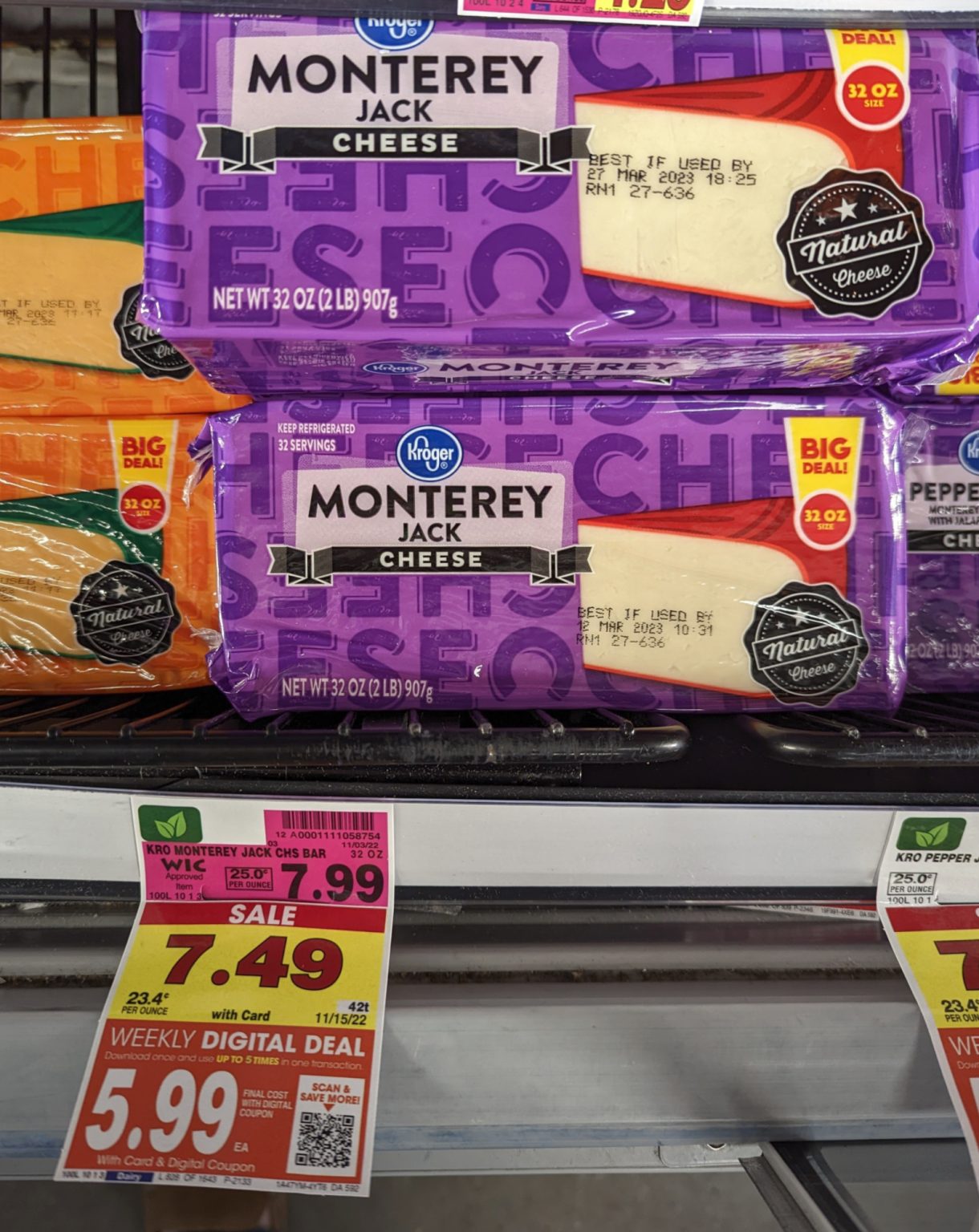 Kroger Cheese BIG Bag Or Blocks Just $5.99 At Kroger - iHeartKroger
