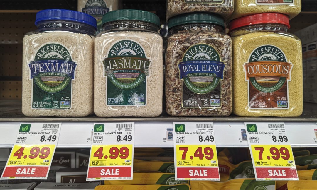 Rice Select Products As Low As $3.49 At Kroger (Less Than Half Price ...