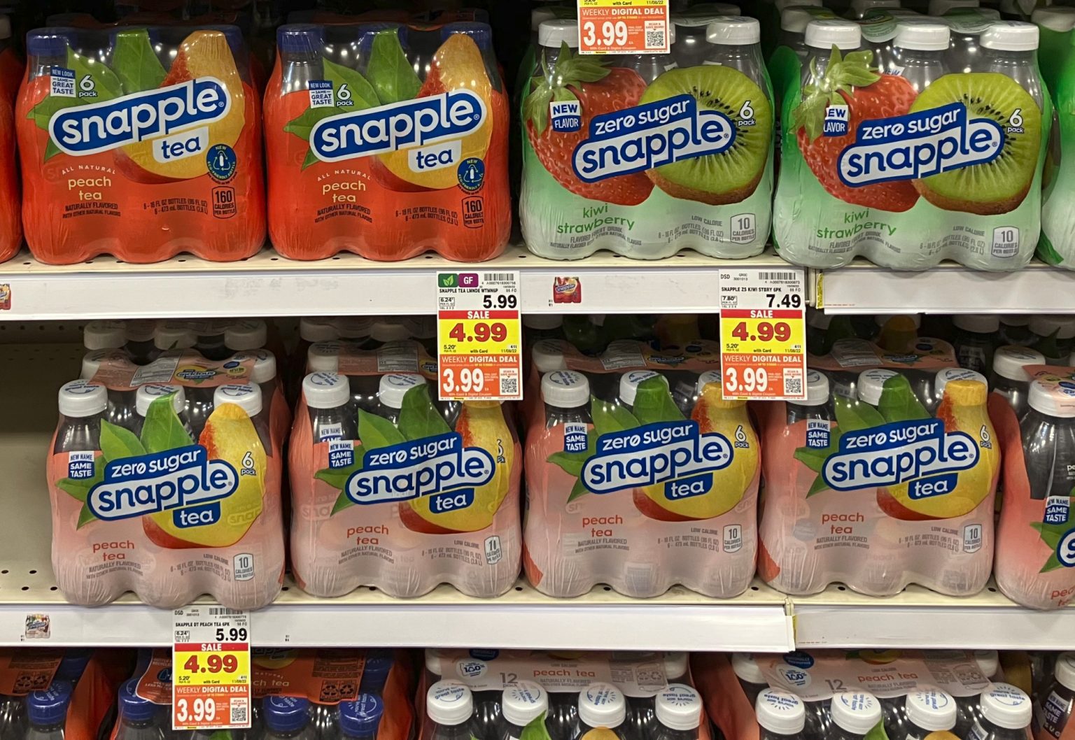 6-Packs Of Snapple Just $3.99 At Kroger - iHeartKroger