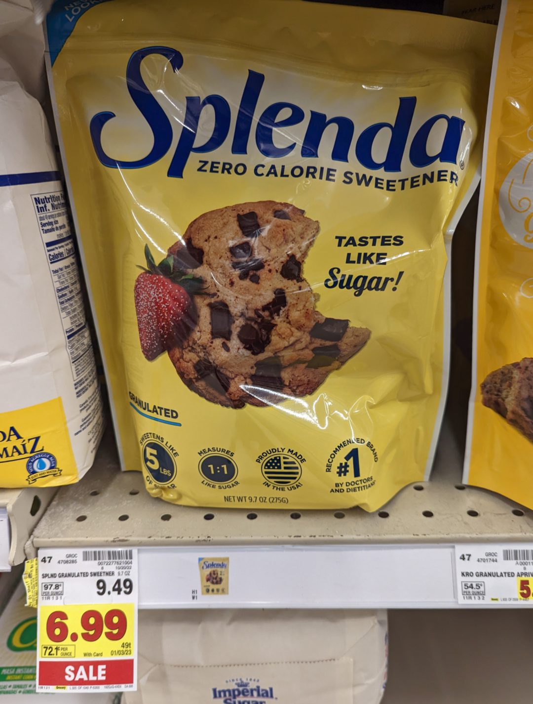 Get The Bags Of Splenda Zero Calorie Granulated Sweetener For Just $3. ...