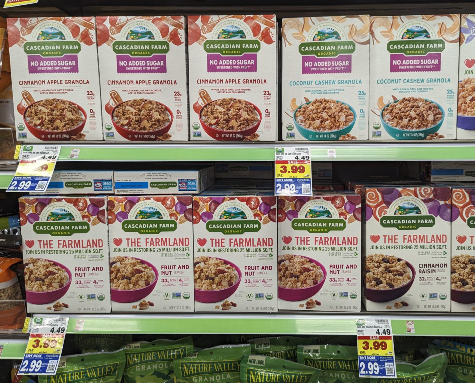 Cascadian Farms Cereals Just $2.99 At Kroger - iHeartKroger
