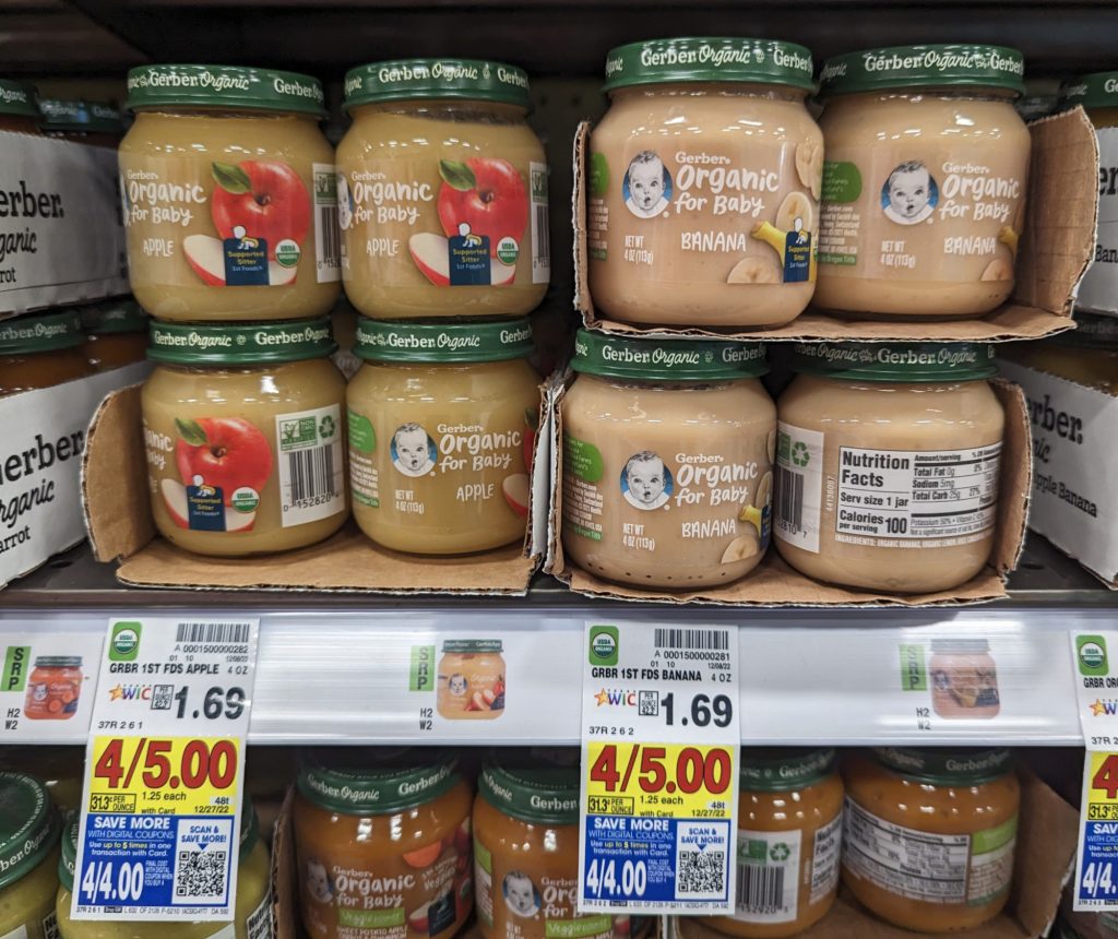 Pick Up Gerber Organic Baby Jars For As Low As $1 At Kroger - iHeartKroger