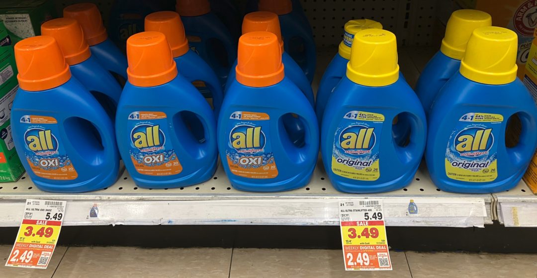 All Laundry Detergent As Low As 49¢ At Kroger - iHeartKroger