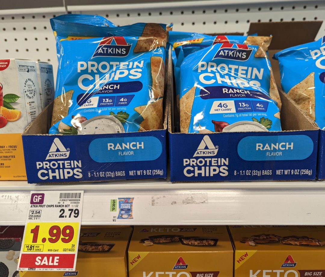 Atkins Protein Chips Are Just 49¢ At Kroger - iHeartKroger