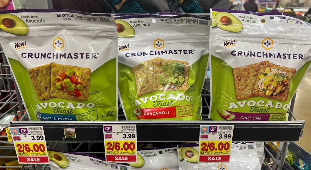 Crunchmaster Avocado Toast Crackers Just $1 At Kroger - iHeartKroger