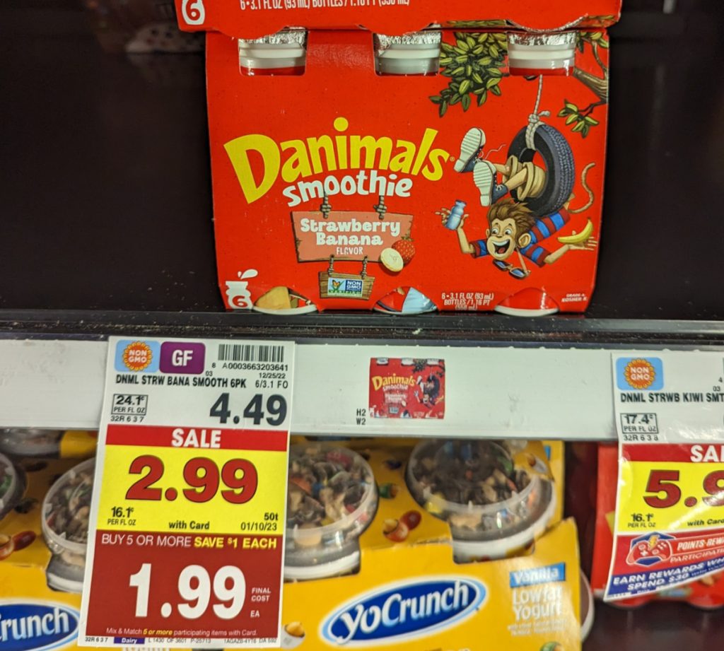 Dannon Danimals Smoothie 6-Pack Just $1.99 At Kroger - iHeartKroger