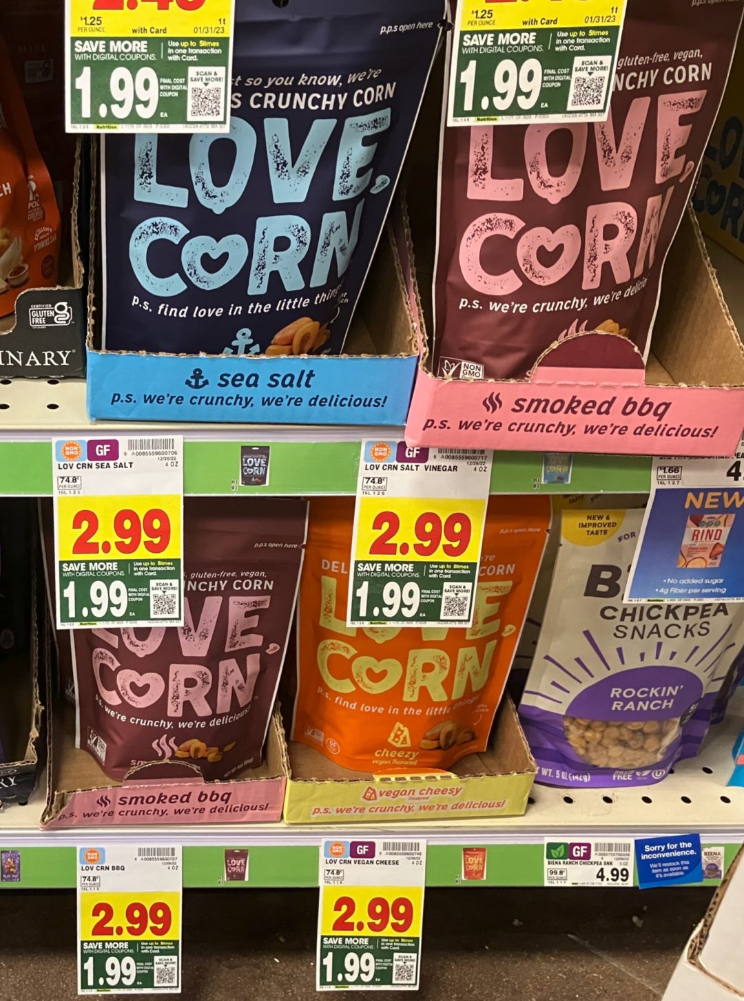 Get Bags Of Love Corn For $1.99 At Kroger - iHeartKroger