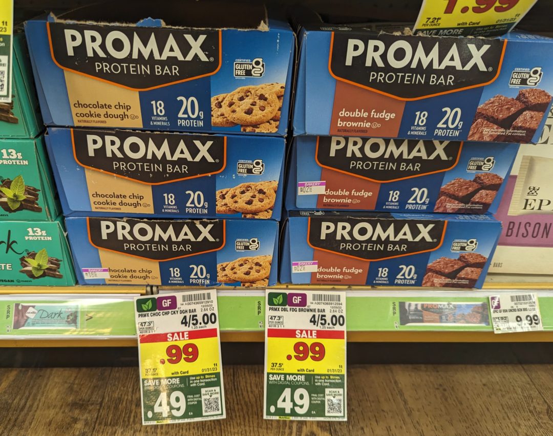 Get Promax Protein Bars For Just 49¢ Per Bar At Kroger (Regular Price ...