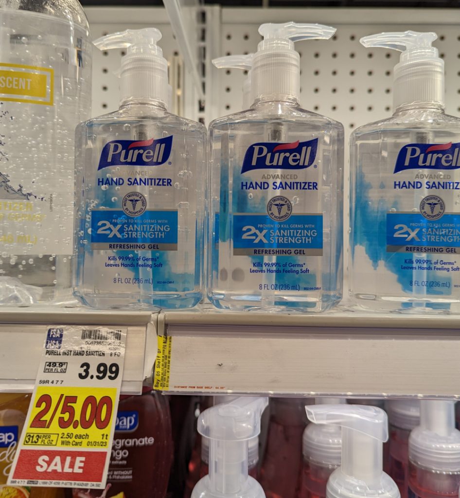 Purell Hand Sanitizer Just $1.50 At Kroger - iHeartKroger