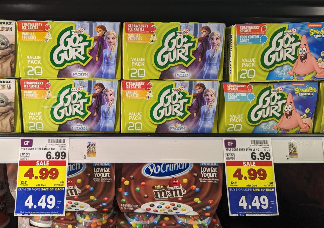 20-Packs Of Yoplait Go-Gurt Just $3.24 At Kroger - iHeartKroger