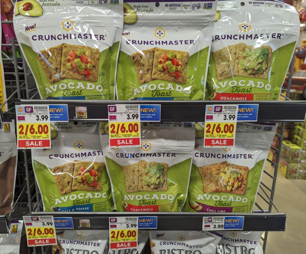 Crunchmaster Avocado Toast Crackers Just $1 At Kroger - iHeartKroger