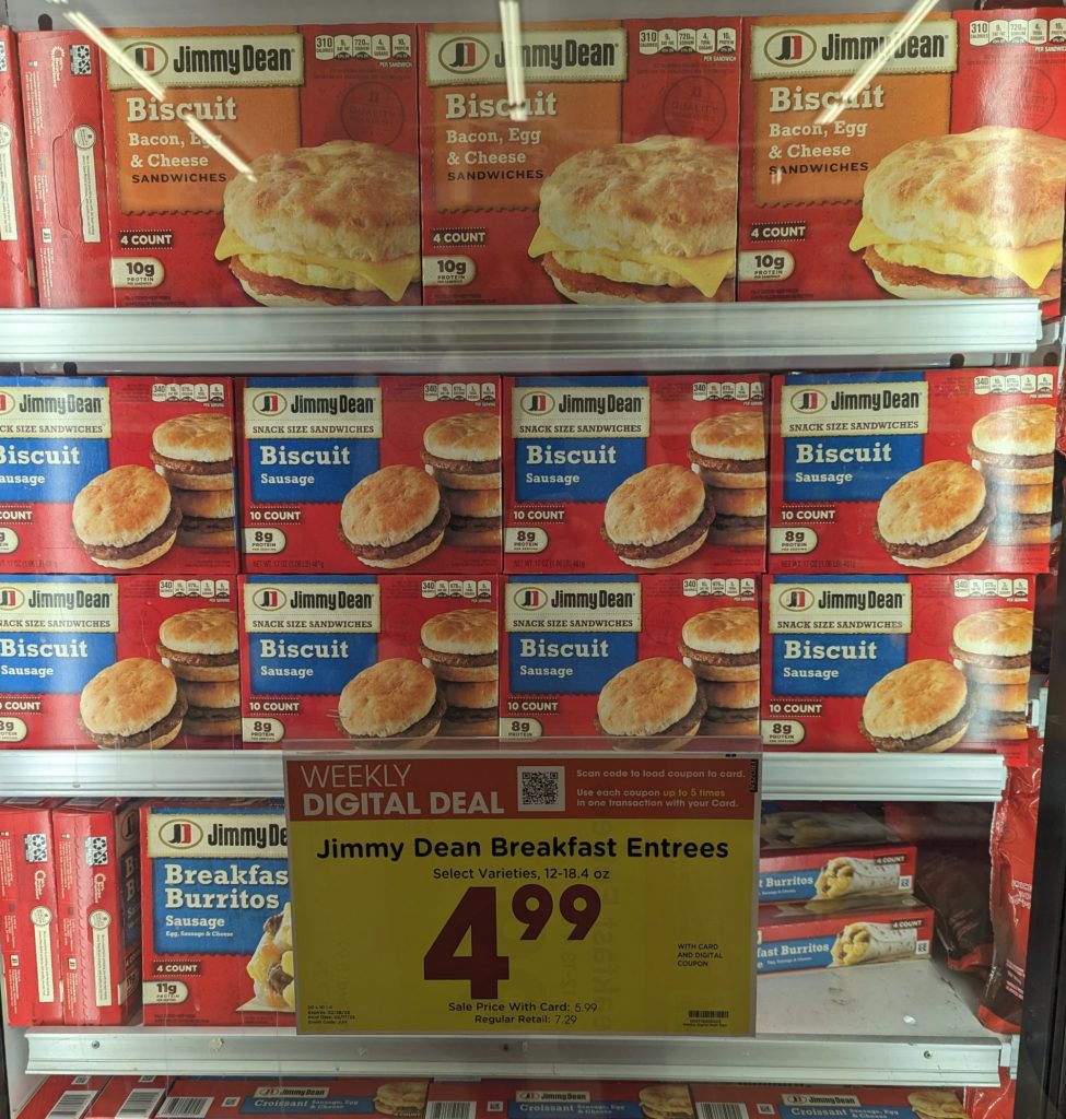 Jimmy Dean Breakfast Sandwiches Or Snacks Just $4.99 At Kroger ...