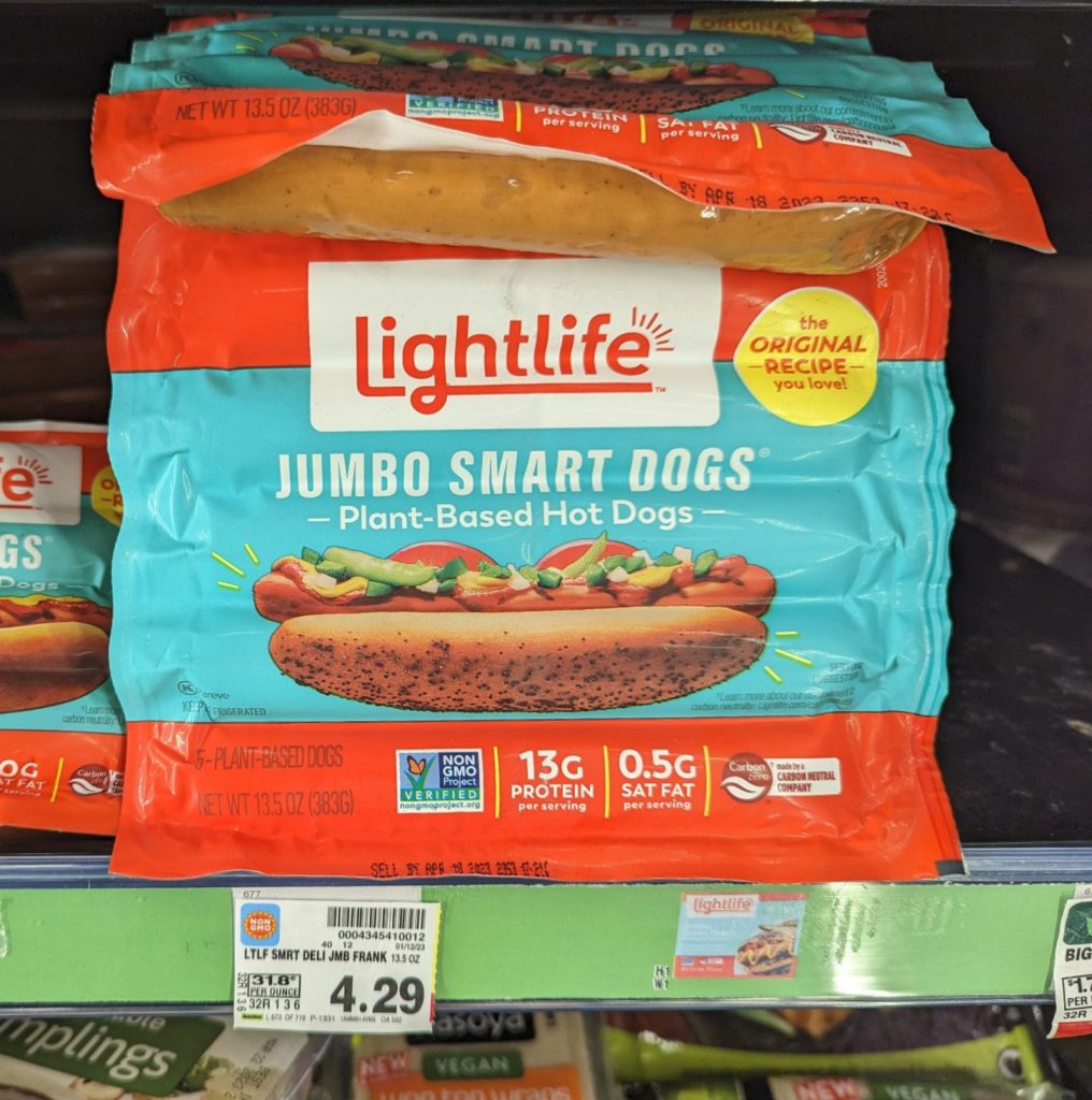 Lightlife Smart Dogs Plant Based Hot Dogs Only $2.29 At Kroger ...