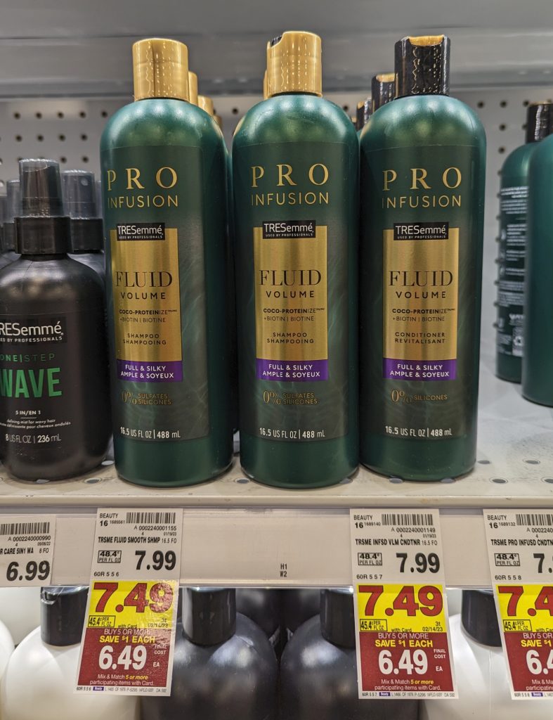 TRESemme Pro Infusion Shampoo And Conditioner Just $3.99 Per Bottle At ...
