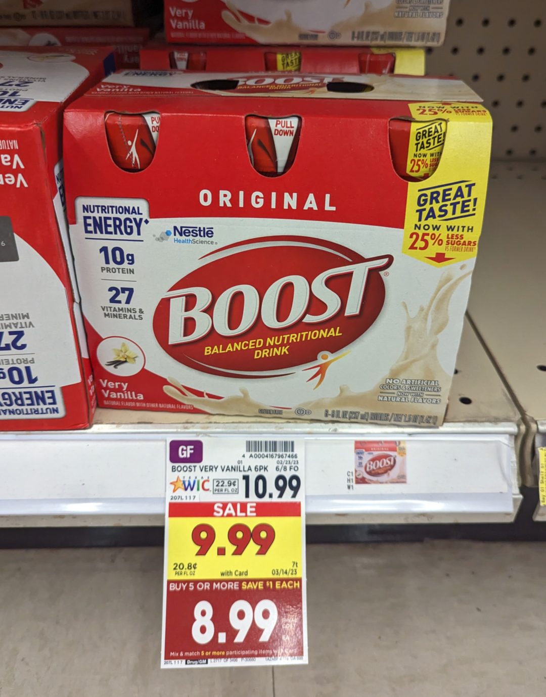 Boost Nutritional Drink As Low As $4.99 At Kroger - iHeartKroger