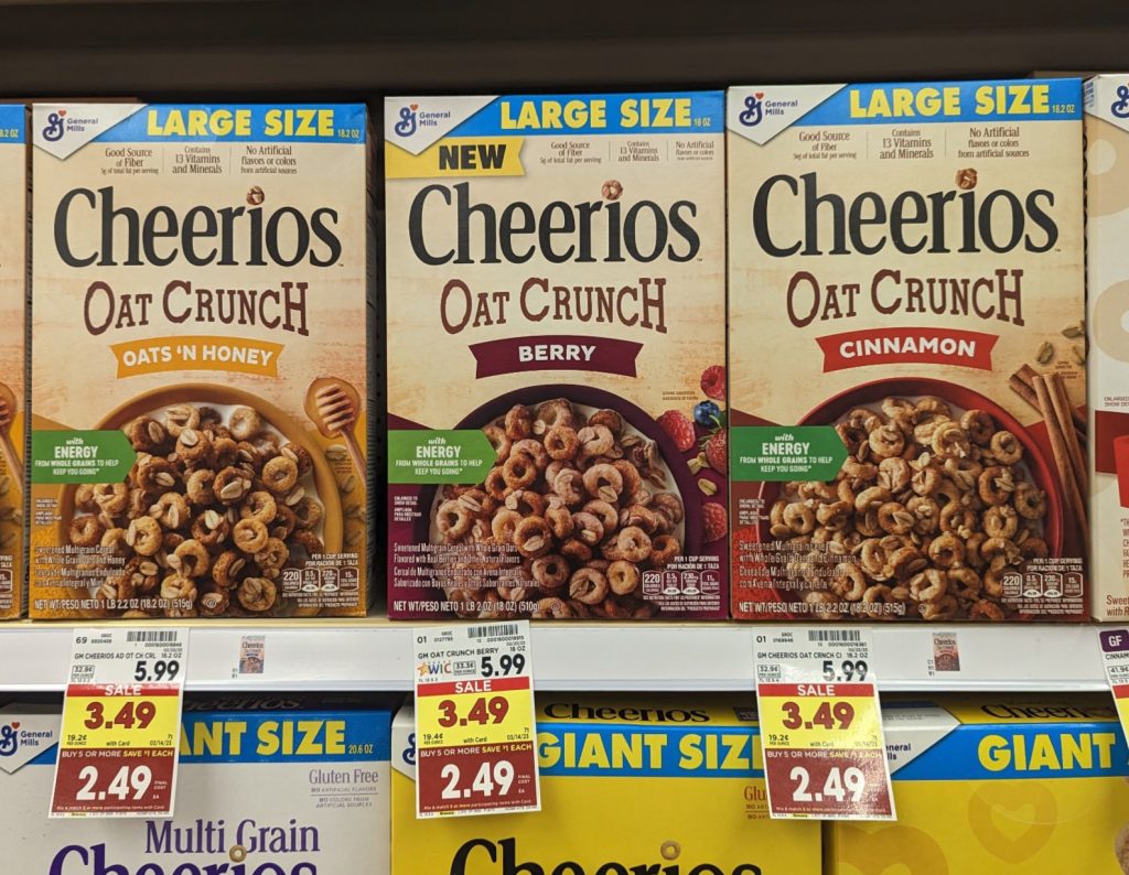 Get Large Size Boxes Of Cheerios As Low As $1.24 At Kroger (Regular ...