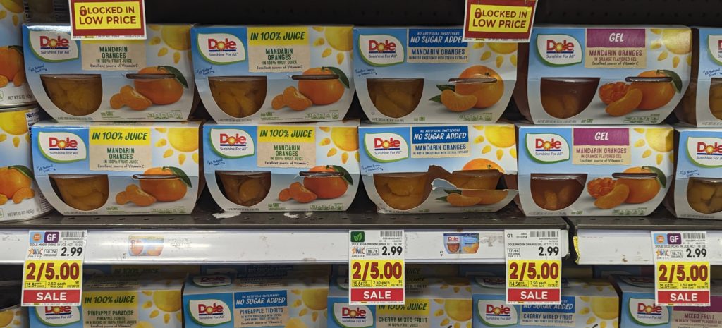 Dole Fruit Cups 4-Pack Just $1.83 At Kroger - iHeartKroger