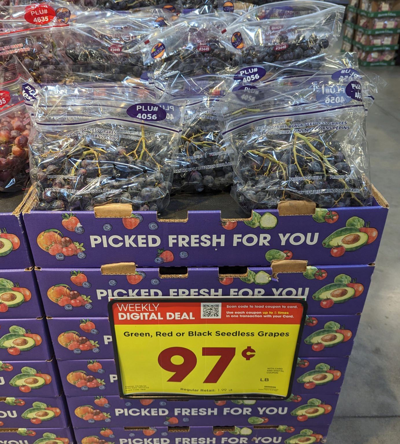 Red, White, or Black Seedless Grapes Just 97¢ Per Pound At Kroger ...