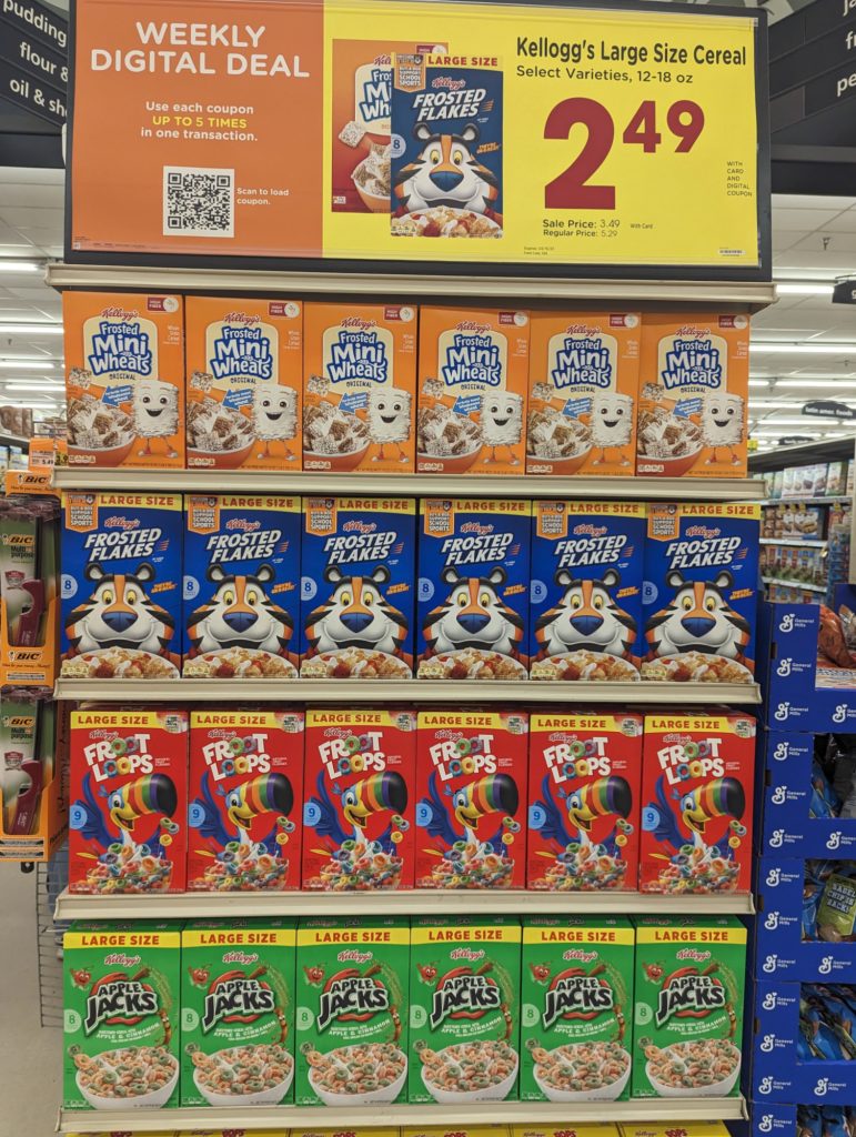 Kellogg’s Large Size Boxes Of Cereal Just $2.49 At Kroger - iHeartKroger