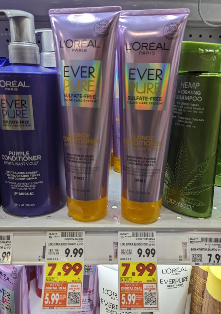 L’Oreal Paris Ever Shampoo or Conditioner Just $5.99 At Kroger ...