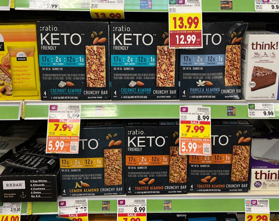 Get The 4-Packs Of Ratio Bars For Just $4.99 At Kroger - iHeartKroger
