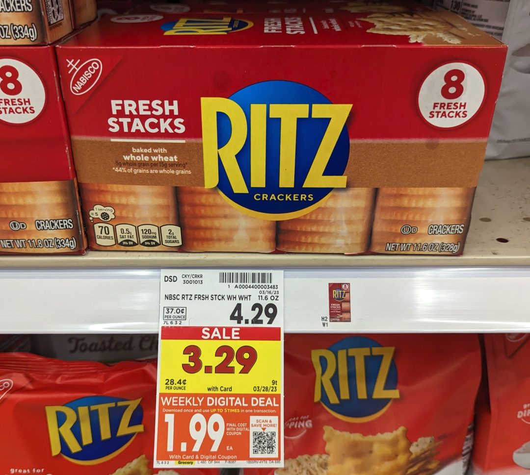 Ritz Crackers Just $1.99 At Kroger - iHeartKroger