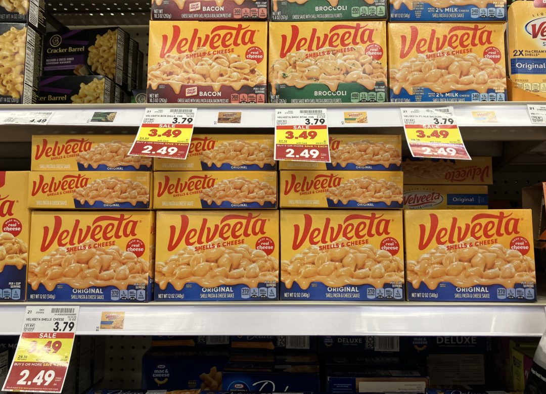 Velveeta Shells & Cheese As Low As $1.49 At Kroger - iHeartKroger