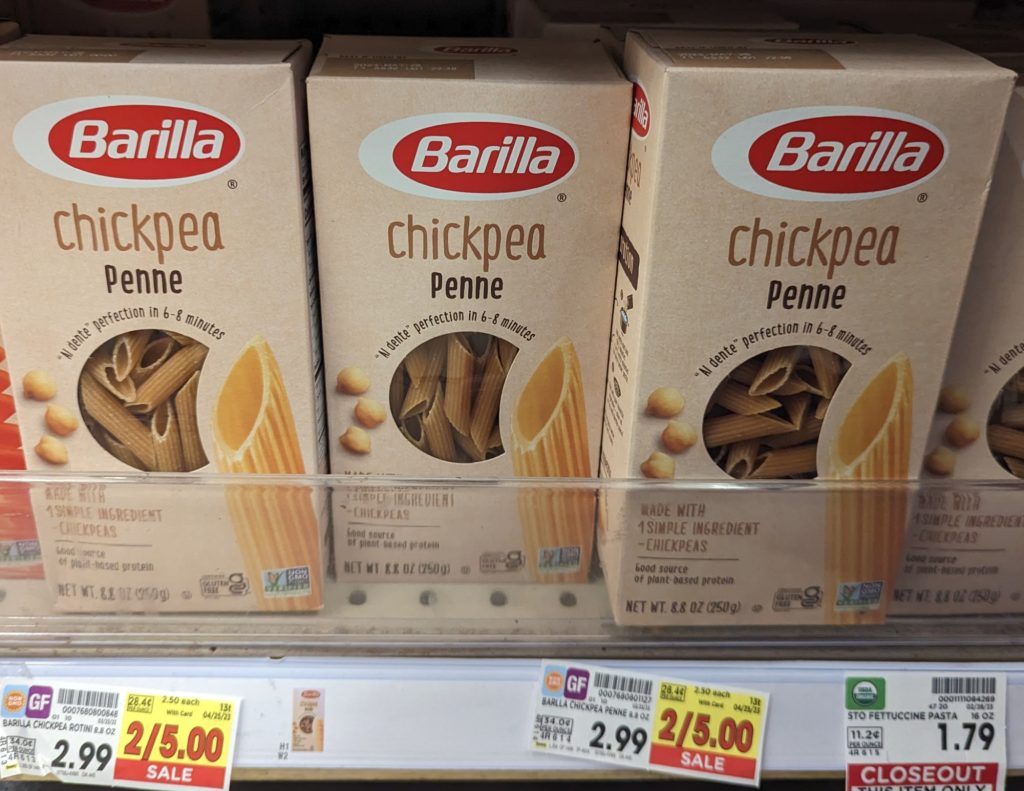 Barilla Red Lentil or Chickpea Pasta As Low As $1.50 At Kroger ...